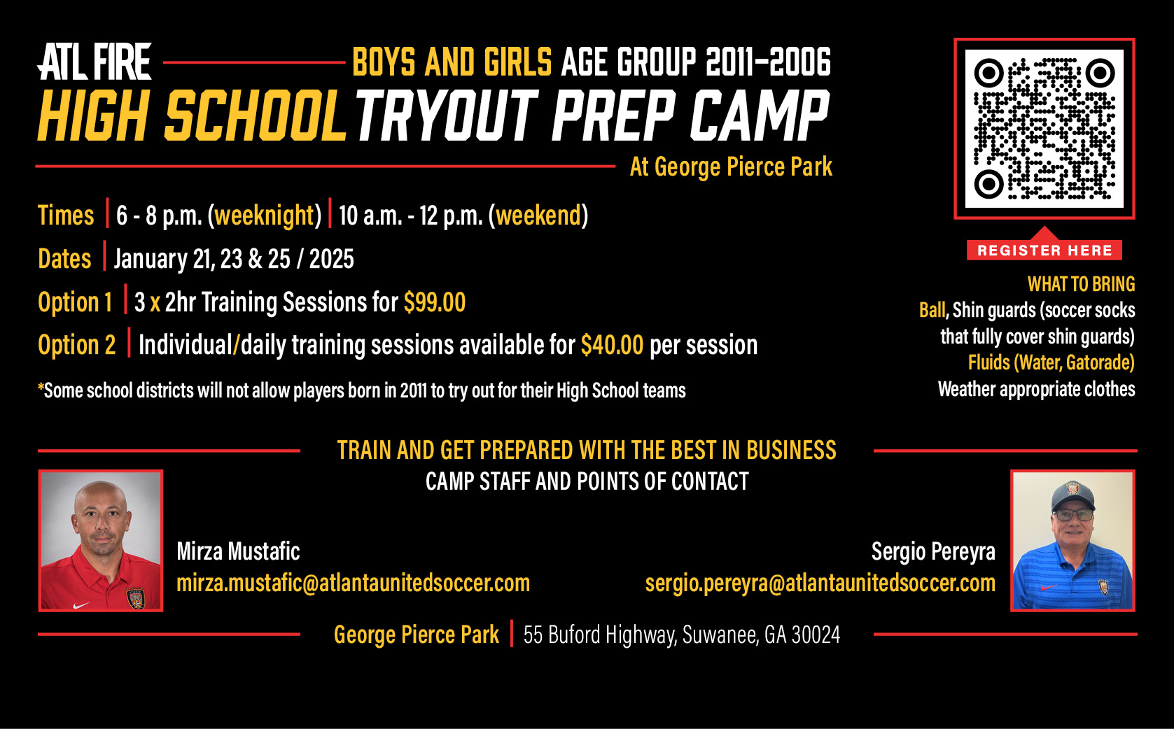 High School Tryout Prep Camp